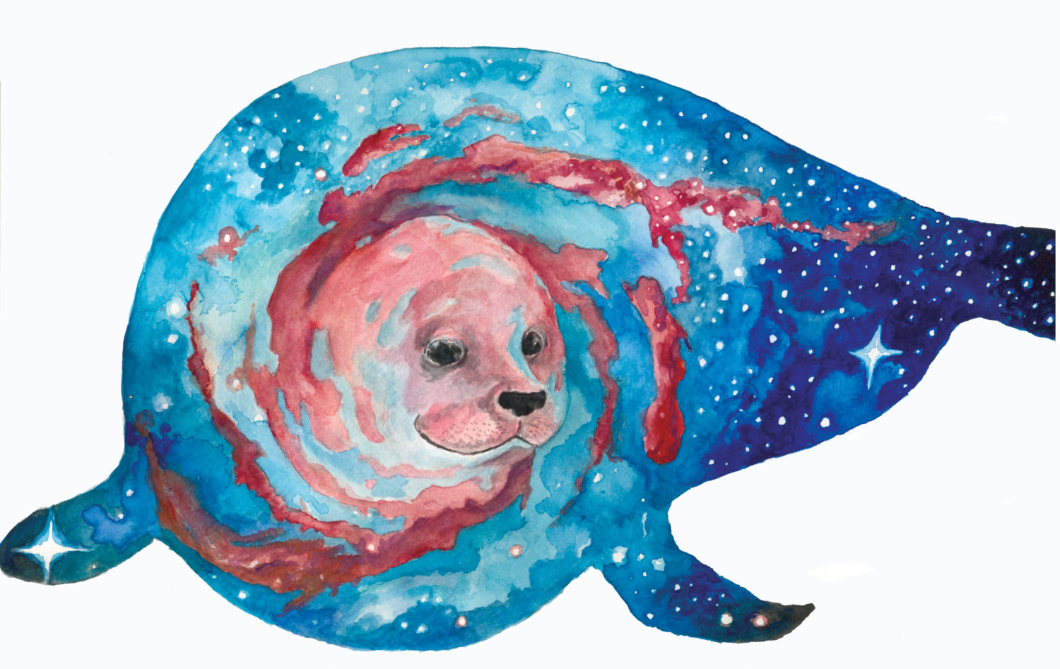 Celestial Ghost Seal – Aaron Wright – The Sheppard Collection of Vegan Art